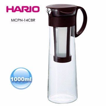 Jual Hario Mizudashi Cold Brew Coffee Pot Brown 1L MCPN-14CBR | Shopee Indonesia