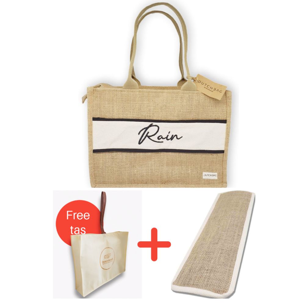 Jual Tas Goni Laminasi Custom Bordir Kanvas Premium Burlap Tote Bag ...