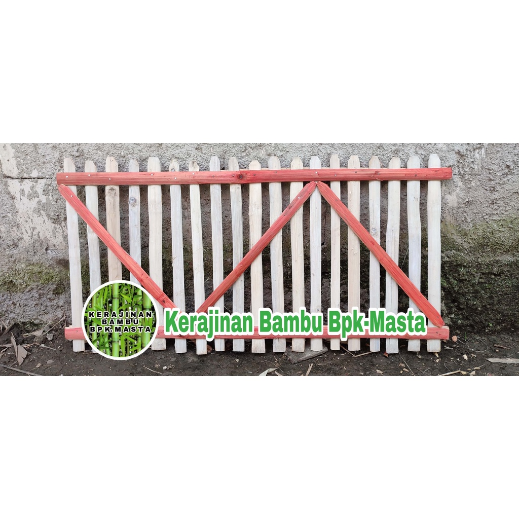 Jual Pagar Bambu Pagar Tanaman Pagar Rumah Pagar Hiasan Motif Warna ...