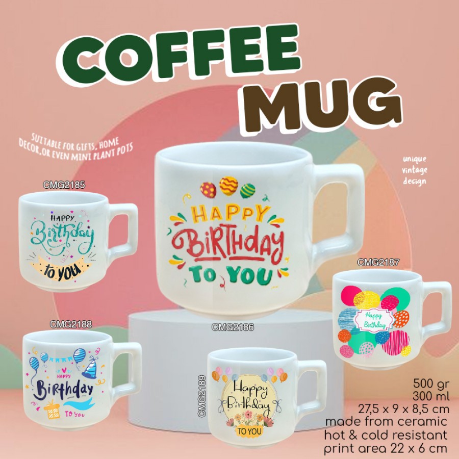 Jual Custom Coffee Mug / Koleksi Gelas Kopi Unik dan Lucu/ Kado ...