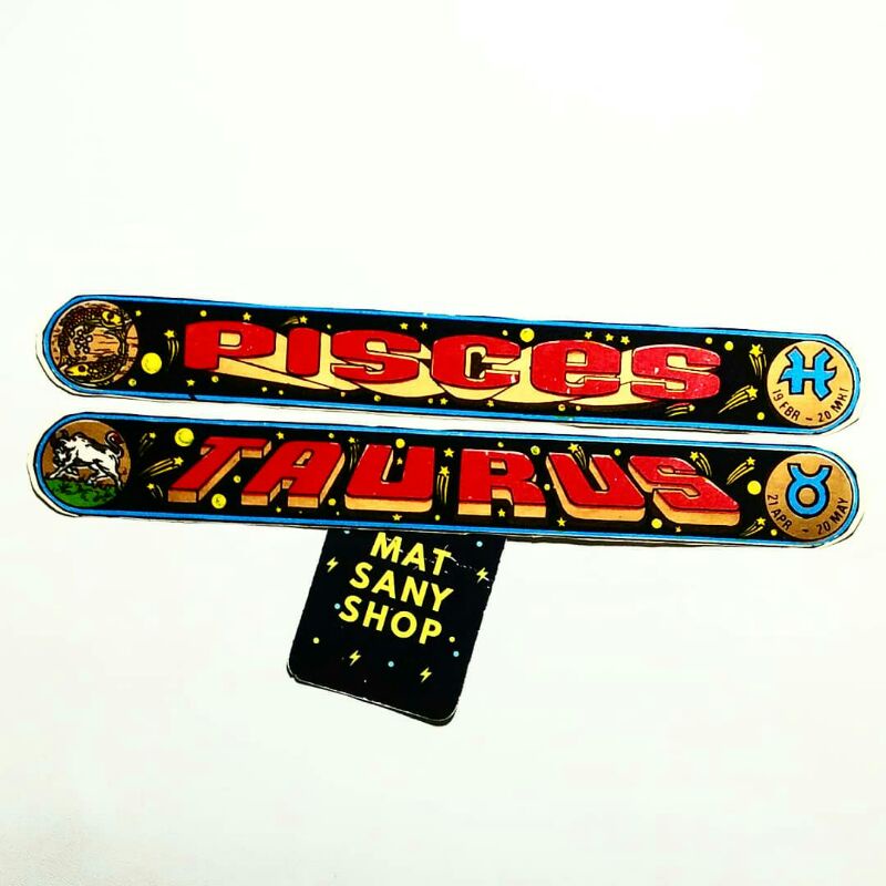 Jual PAKET STIKER STICKER GAMBAR TEMPEL JADUL LAWAS VINTAGE ZODIAK ...