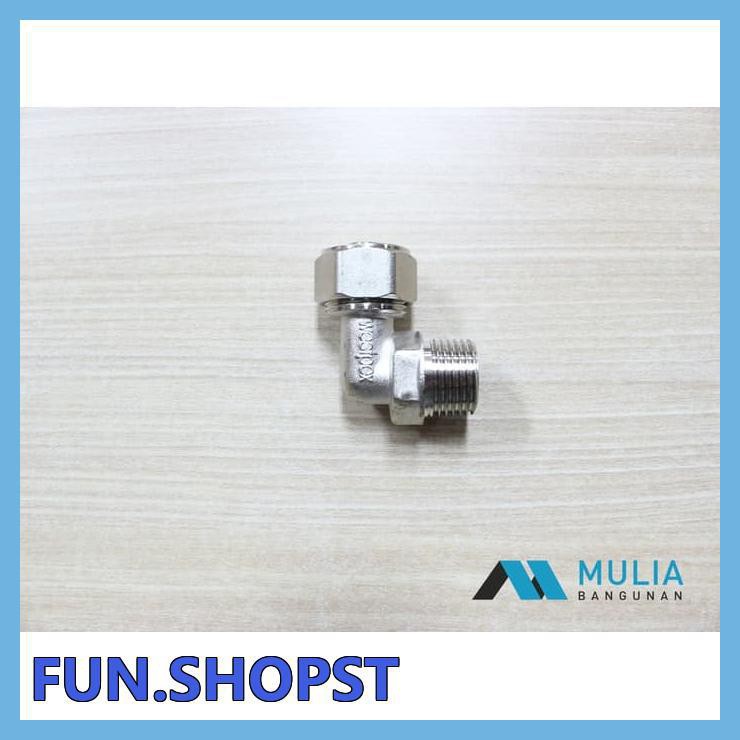 Jual KNEE WESTPEX L 16 - 1/2 M (KNEE DRAT LUAR 1/2 INCH) (FITTING PIPA PEX | Shopee Indonesia