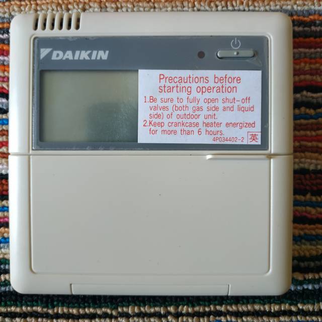 Jual Remot kaset ac daikin BRC1C62 9 DAIKIN BRC1C62-9 original | Shopee ...