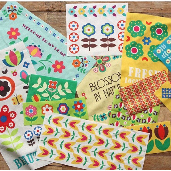 Jual KAIN PANEL KATUN LINEN IMPOR BLOSSOM IN NATURE/KAIN IMPOR/KAIN ...