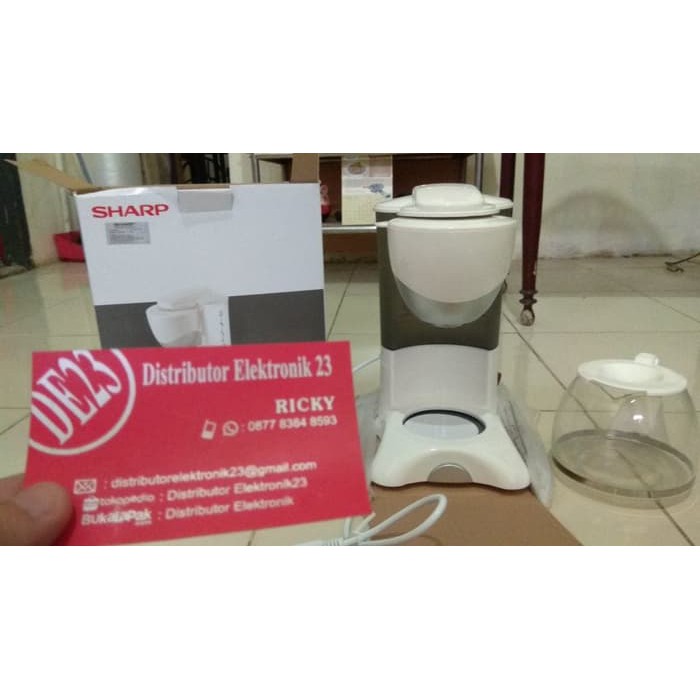 Jual Mesin Kopi Sharp Coffee Maker 10-12 Cup - HM-80L(W) - White Z0D7 ...