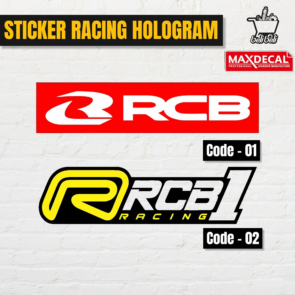 Jual stiker rcb terbaru / stiker racing viral terbaru / stiker balap ...