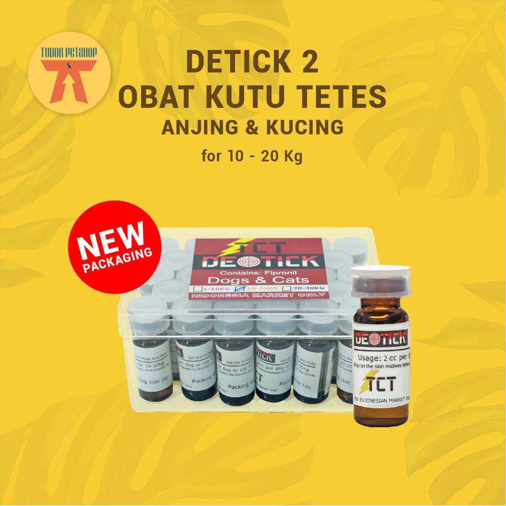 Jual Obat Kutu Detick Kucing & Anjing 10-20kg /PC | Shopee Indonesia