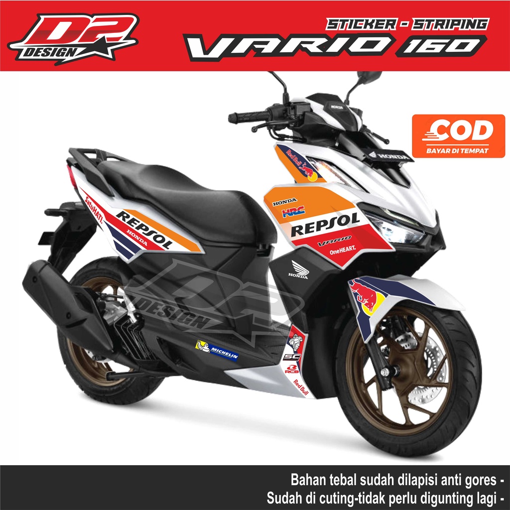 Jual Stiker Vario 160 Repsol | Shopee Indonesia