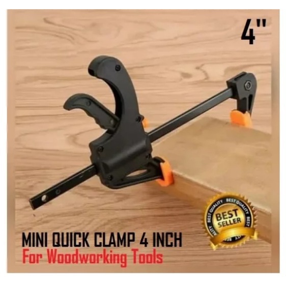 Jual Quick Clamp 4 Inch Catok Klem F Mini Alat Clamp Catok Kayu Quick ...