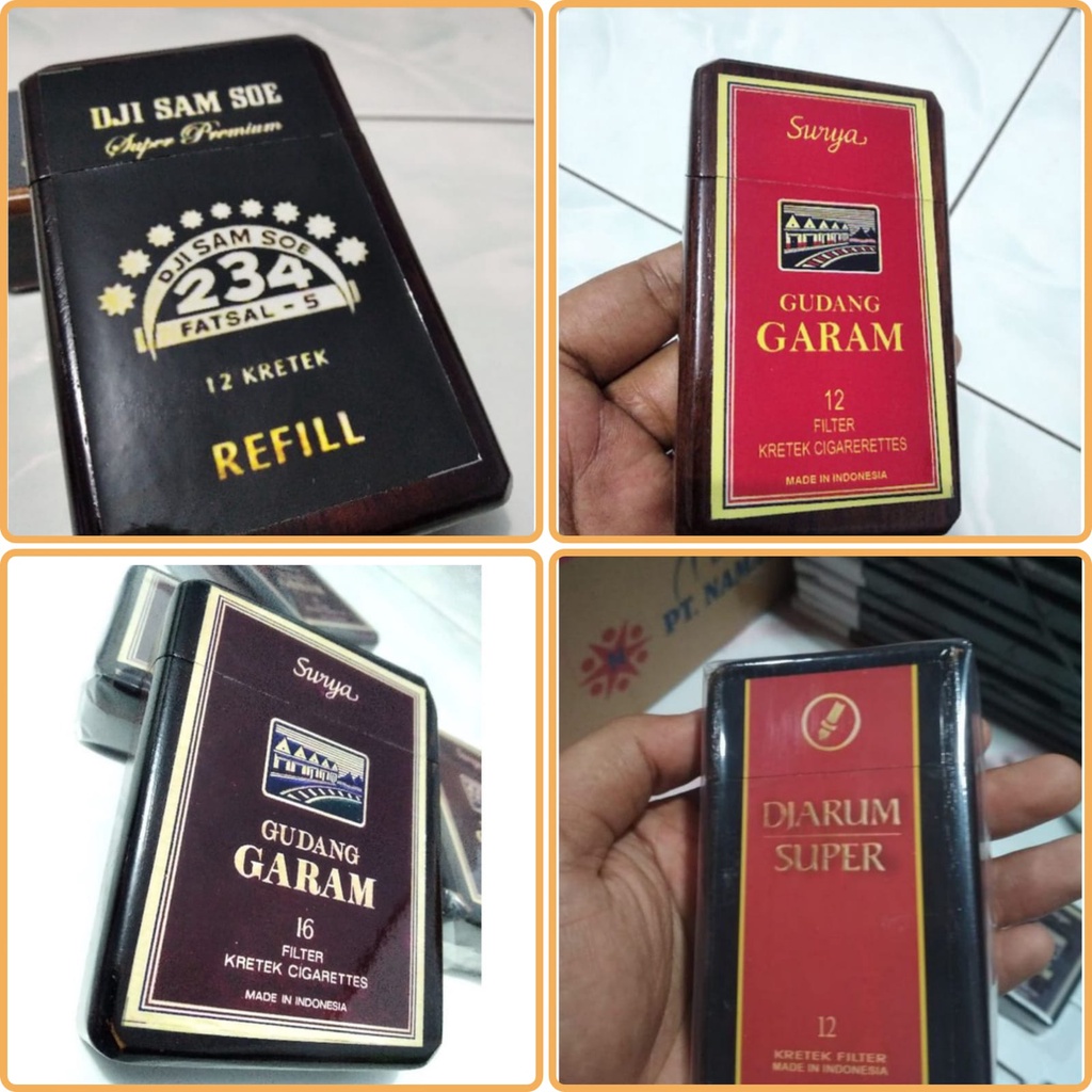 Jual TEMPAT ROKOK REFILL MURAH, KOTAK ROKOK MOTIF UNIK, TEMPAT ...