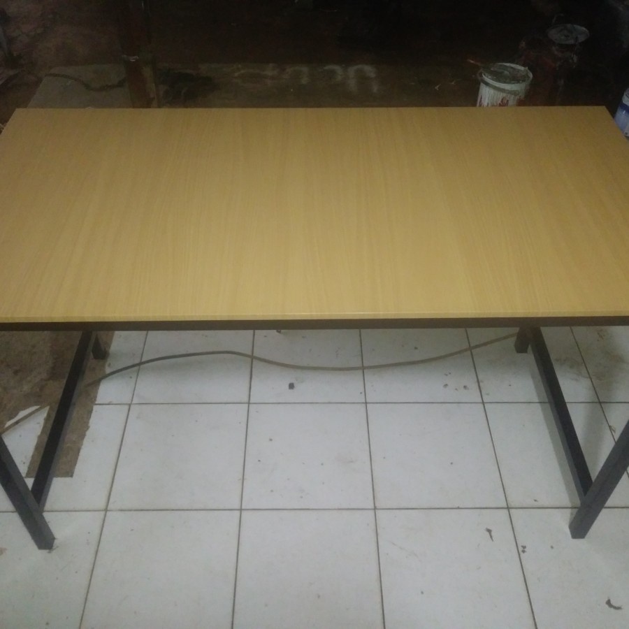 Jual Meja Lipat 135x45x75cm Meja Belajar Kerja Dagang | Shopee Indonesia