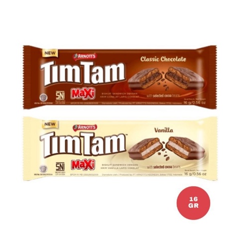 Jual TIM TAM MAXI 16 GR VANILLA COKLAT / TIMTAM ARNOTT'S | Shopee Indonesia