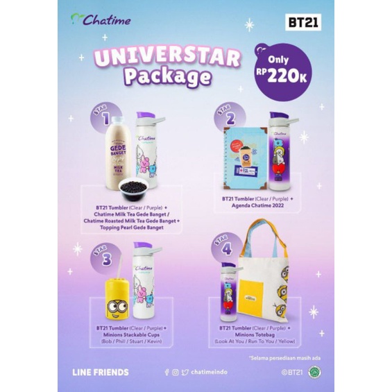 Jual Official Tumblr chatime BT21 | Shopee Indonesia
