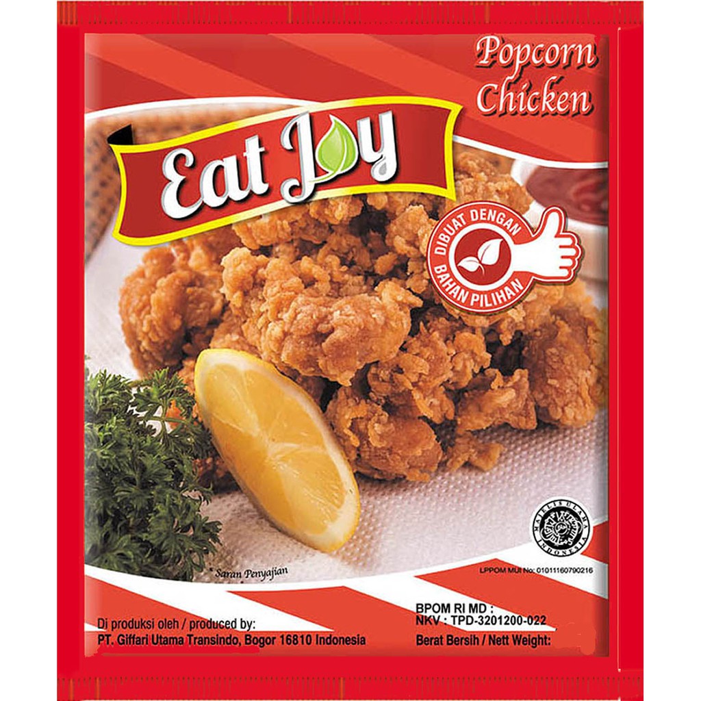 Jual EAT JOY CHICKEN POPCORN 1000G | Shopee Indonesia