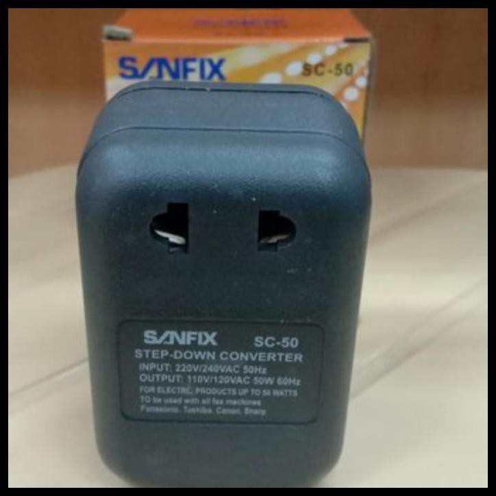 Jual Step Down Ac Converter 220V To 100V 50W Sanfix Sc50 / Sc 50 / Sc ...