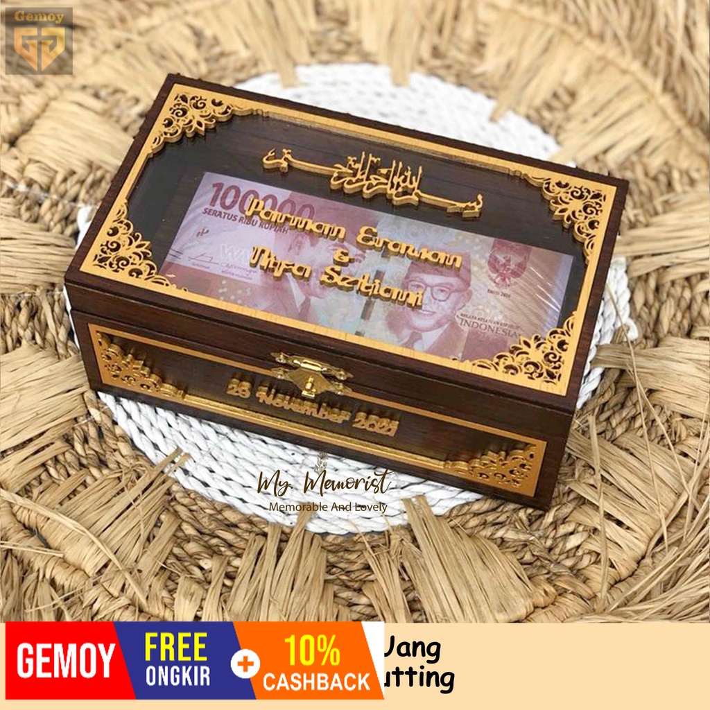 Jual Kotak Uang/ Money Box Laser Cutting Design A | Shopee Indonesia