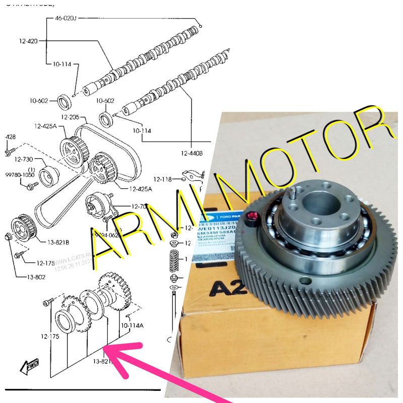 Jual Gear Injection Pump Ford Everest Ranger 2.5 cc 3.0 cc TDCI Genuine ...