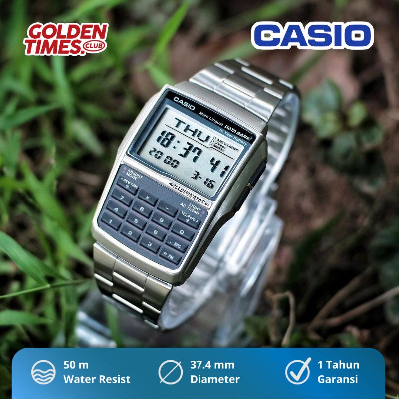Jual Jam Tangan Casio DBC-32D-1ADF "Stainless Calculator" BNIB Fullset ...