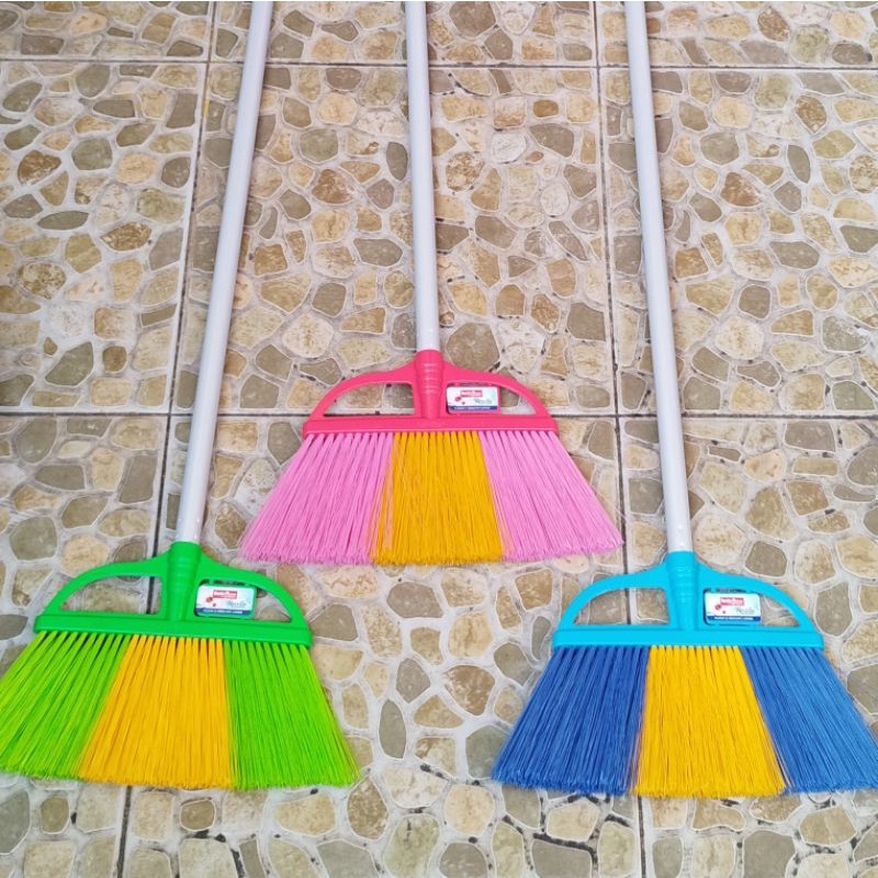 Jual SAPU LANTAI NILON BASIC HOME LION STAR ANTI RONTOK & TIDAK MUDAH ...