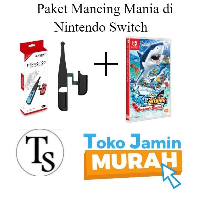 Jual Game Switch Pancing Mancing / Reel Fishing Rod Star World Tour ...