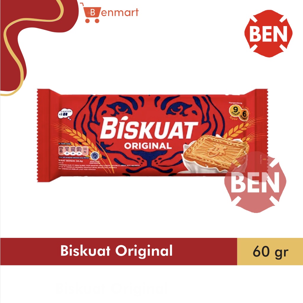 Jual [PCS] Biskuat Original 1 Pcs 60g 60gr 60 g gr - Biskuit Medium ...