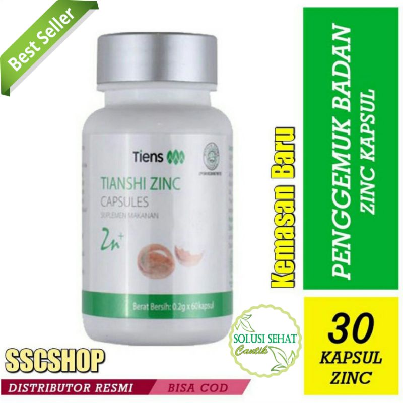 Jual OBAT PENGGEMUK BADAN (Zinc Capsules) | Shopee Indonesia