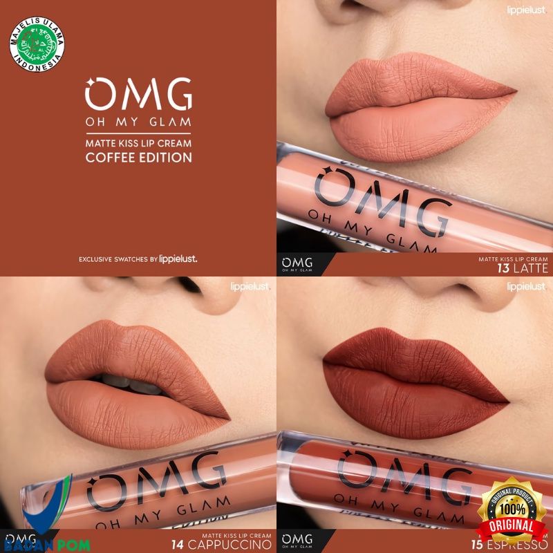 Jual ‼️READY‼️LIPSTIK OMG MATTE KISS LIP CREAM | Shopee Indonesia