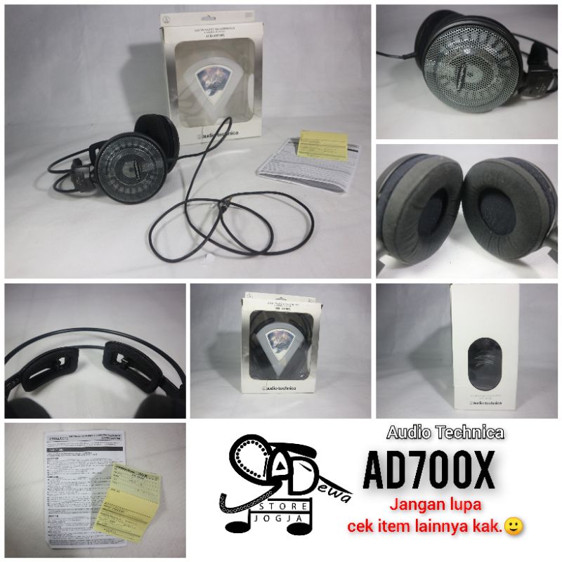 Jual AUDIO TECHNICA AD700X HEADPHONE OPEN BACK AUDIOPHILE AD 700 X ...