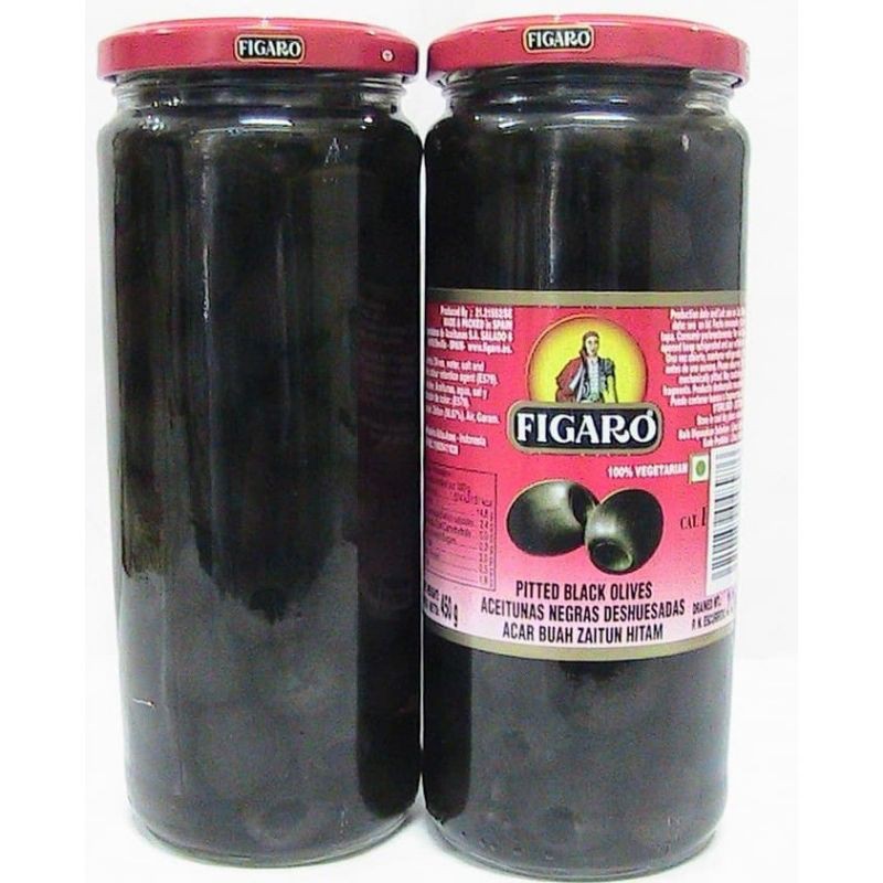Jual zaytun Figaro Pitted Black Olives Zaitun 450 gram Buah Zaitun Hitam asli | Shopee Indonesia