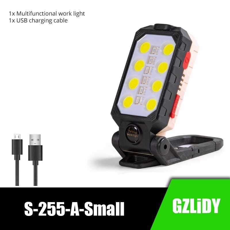 Jual Senter Camping Lampu LED Magnet COB 2000lm - W598A/W599A/senter ...