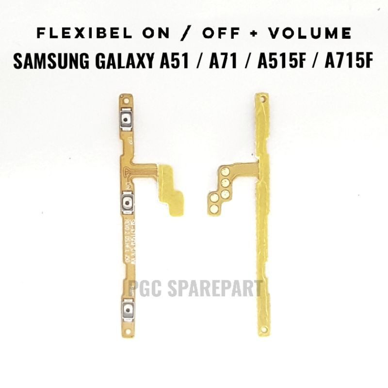 Jual Original Flexible Volume Power On Off Samsung Galaxy A51 / A71 / A515F / A715F - Flexibel ...