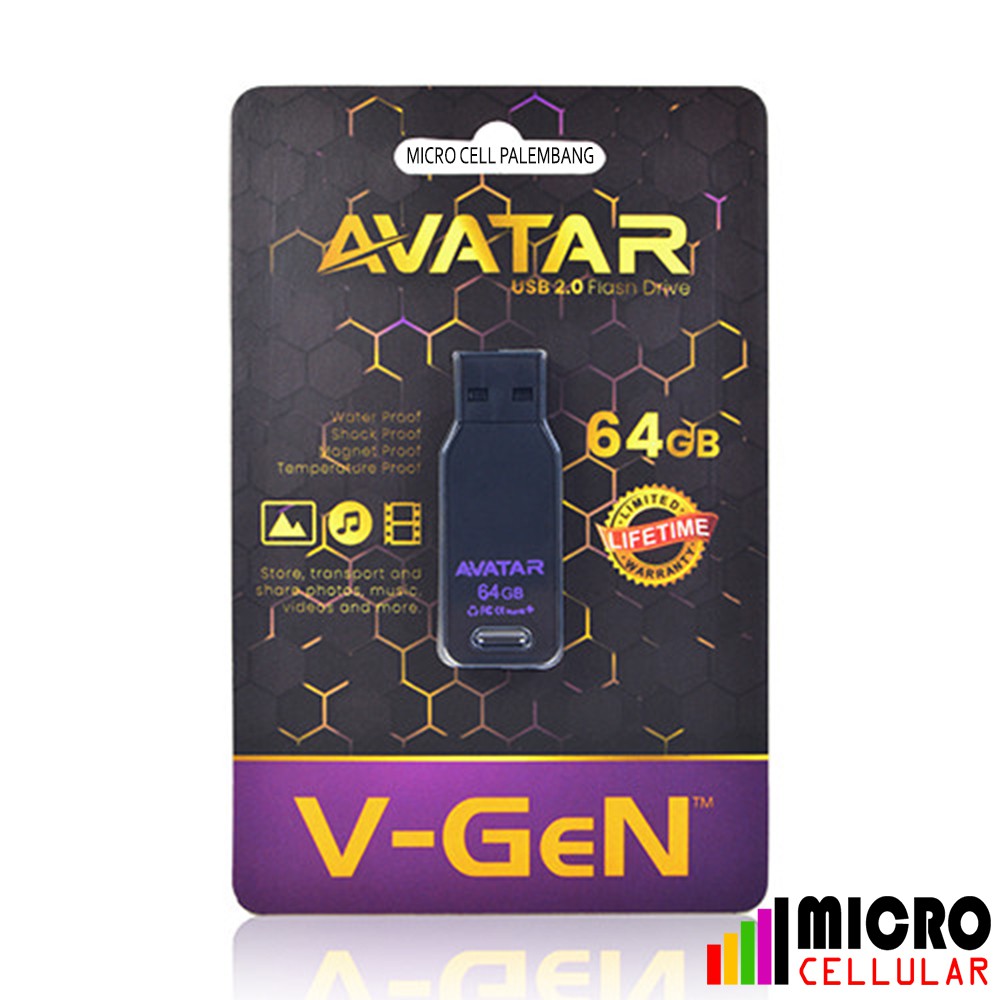 Jual Flashdisk VGEN AVATAR 64 GB USB 2.0 ORIGINAL - Garansi Resmi ...