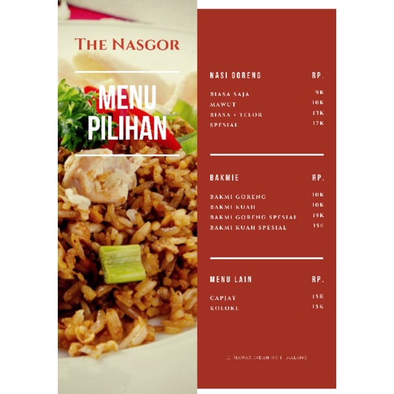 Jual DESAIN MENU MAKANAN RESTORAN WARUNG DLL || SOFTFILE | Shopee Indonesia