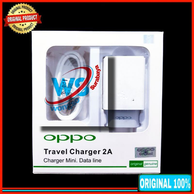 Jual CHARGER CASAN OPPO USB MICRO A12 A31 ORIGINAL 100% Micro USB 2A ...