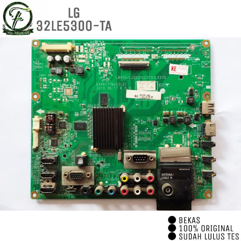 Jual MB MAINBOARD MOTHERBOARD TV LED LG 32LE5300-TA 32LE5300 | Shopee ...