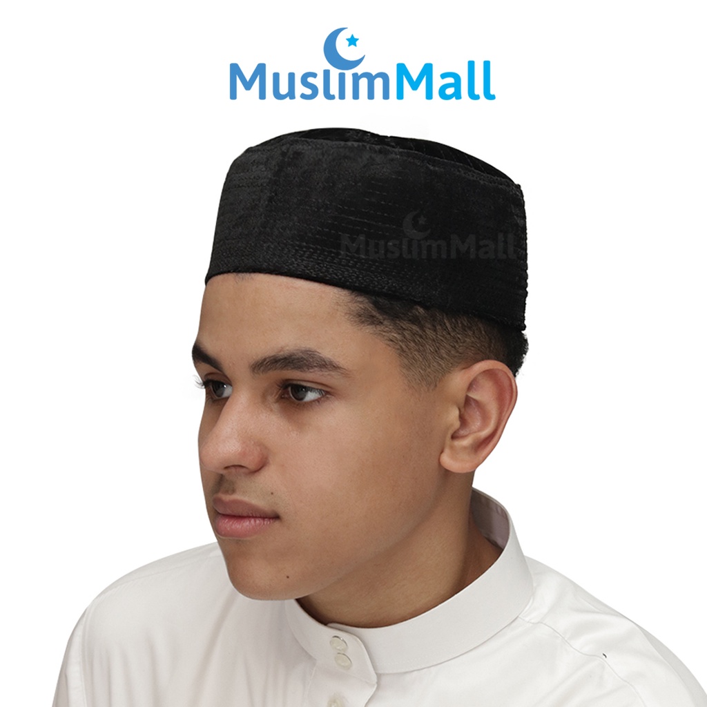 Jual Peci Pria Beludru Hitam Bani Hasyim Kopiah Tanjak Baldu - TheKufi ...