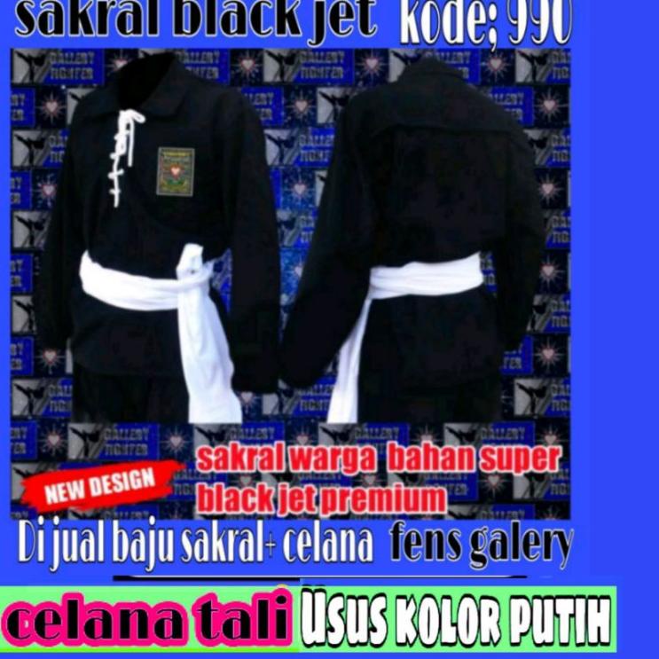 Jual {TTD.25Au22ј} SERAGAM WARGA BLACK JET - SETELAN BAJU WARGA PSHT ...