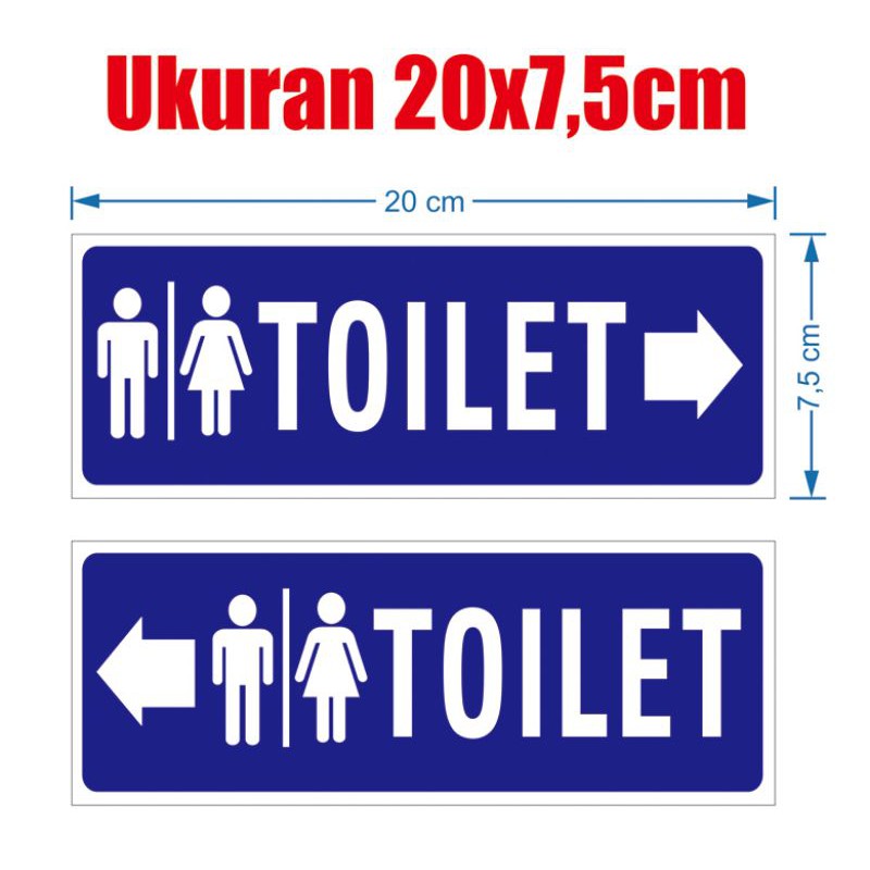 Jual STIKER TOILET ARAH | Shopee Indonesia