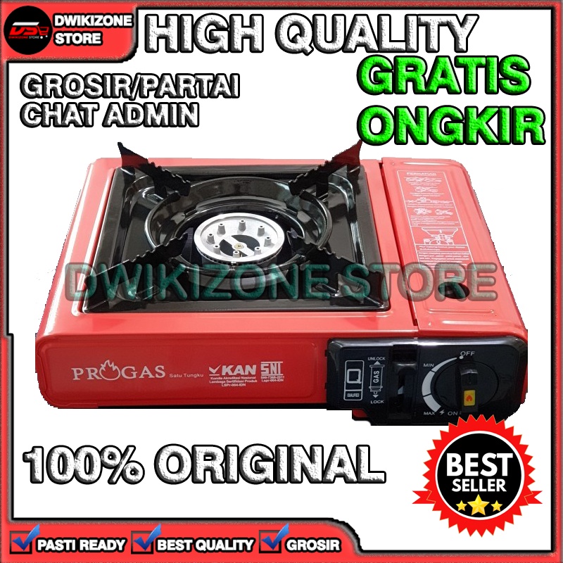 Jual [DZS] KOMPOR MINI PORTABLE PROGAS GAS STOVE 2 IN 1 CAMPING GAS ...