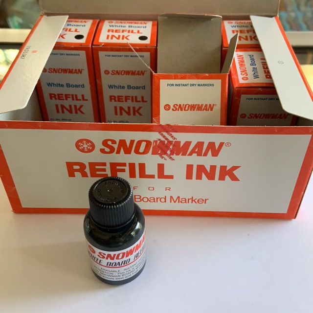 Jual SNOWMAN Tinta Isi Ulang Spidol Whiteboard Wbi Marker Papan Tulis ...