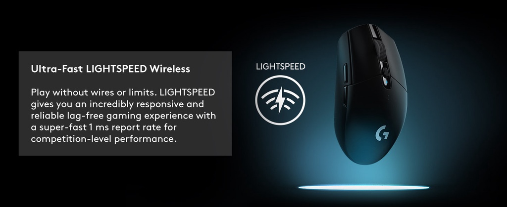 Jual Logitech G304 Lightspeed Mouse Gaming Wireless Sensor 12K DPI ...