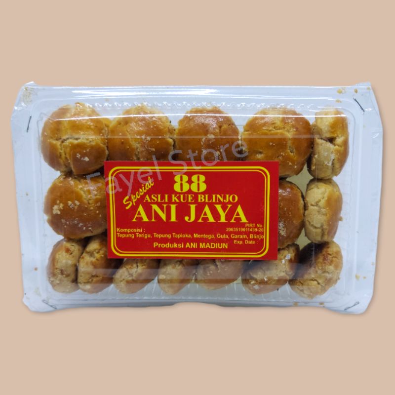 Jual Roti Melinjo Kue Belinjo 88 Ani jaya Makana Ringan Camilan 300grm ...