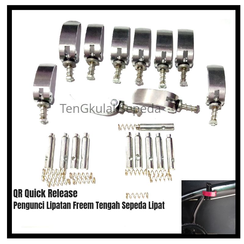 Jual Baut Pengunci Lipatan Sepeda Lipat Kunci QR Quick Release Clamp ...
