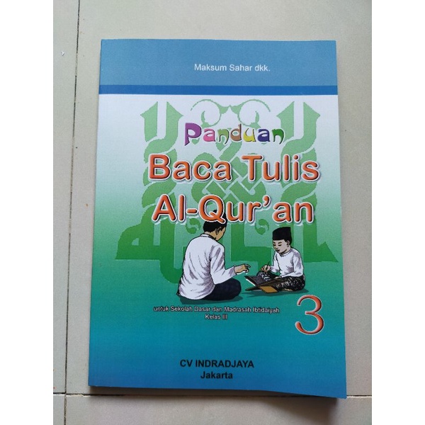 Jual Ori Buku Panduan Baca Tulis Al Quran Untuk Kelas 3 Edisi Revisi