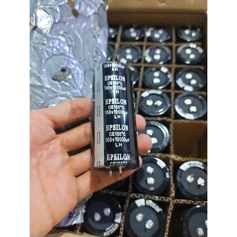 Jual elco epsilon 100v/10.000uf original | Shopee Indonesia