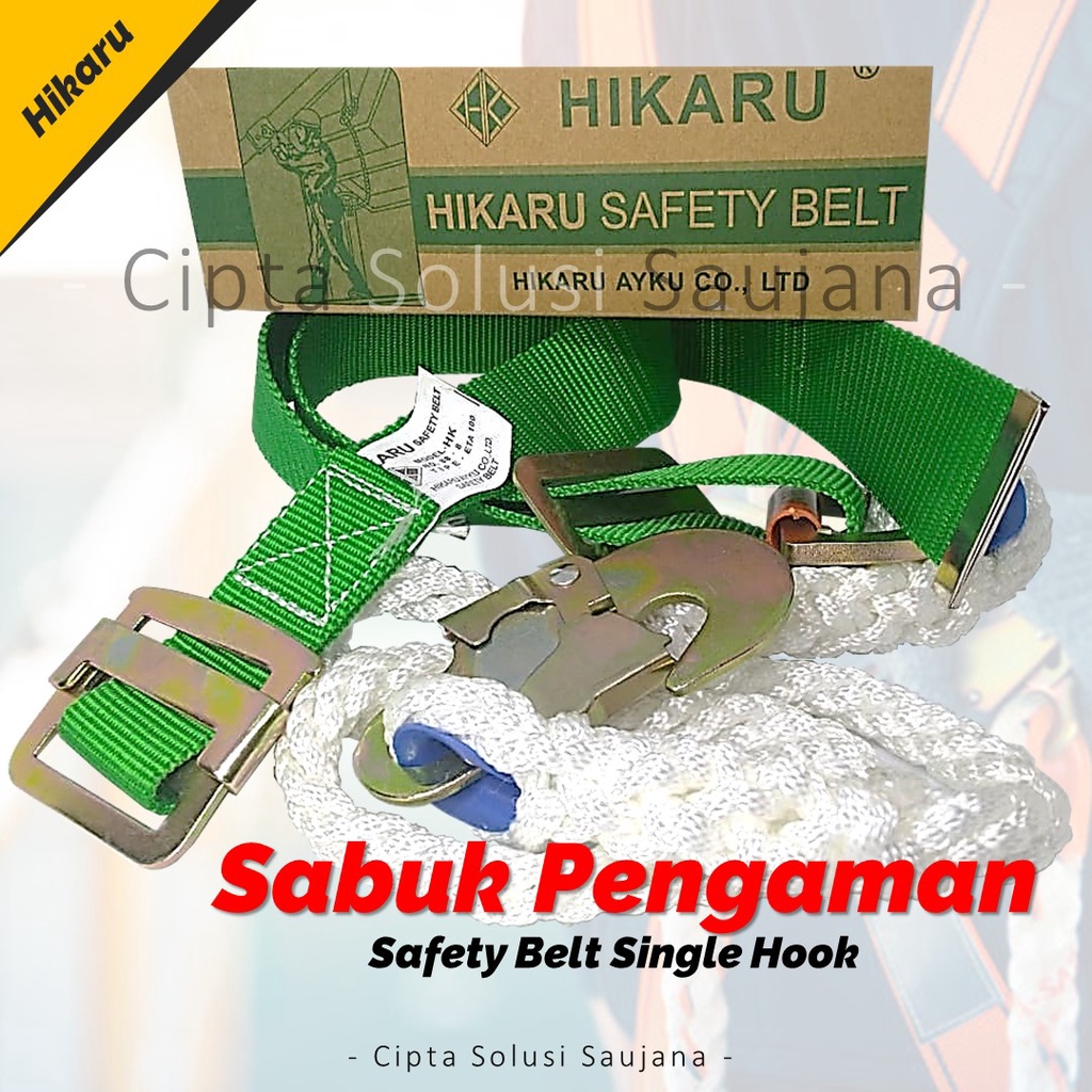 Jual HIKARU INDUSTRIAL SAFETY BELT HARNESS SABUK PENGAMAN PINGGANG ...