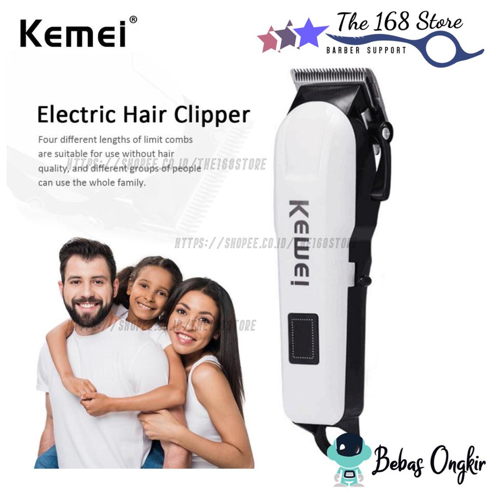 Jual MESIN CUKUR KEMEI KM-809B / ALAT CUKUR RAMBUT RECHARGEABLE ...