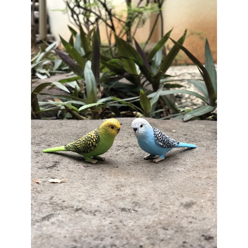 Jual Mainan Mojo Fun Budgerigar Blue / Burung Parkit Biru - Farmland ...