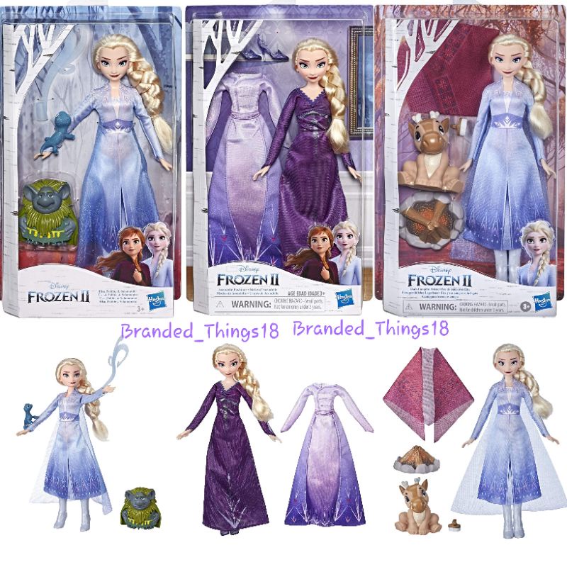 Jual Hasbro Frozen 2 Elsa Doll Arendelle Style Extra Dress Gown ...