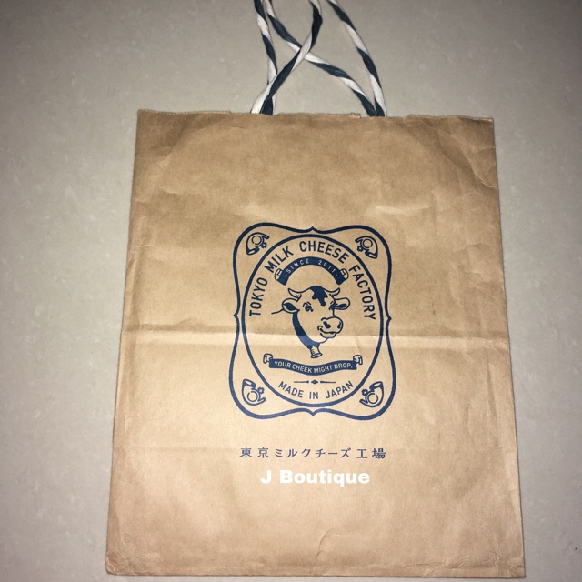 Jual Paperbag Tokyo Milk Cheese Factory Paper Bag Goodie Bag Branded ...